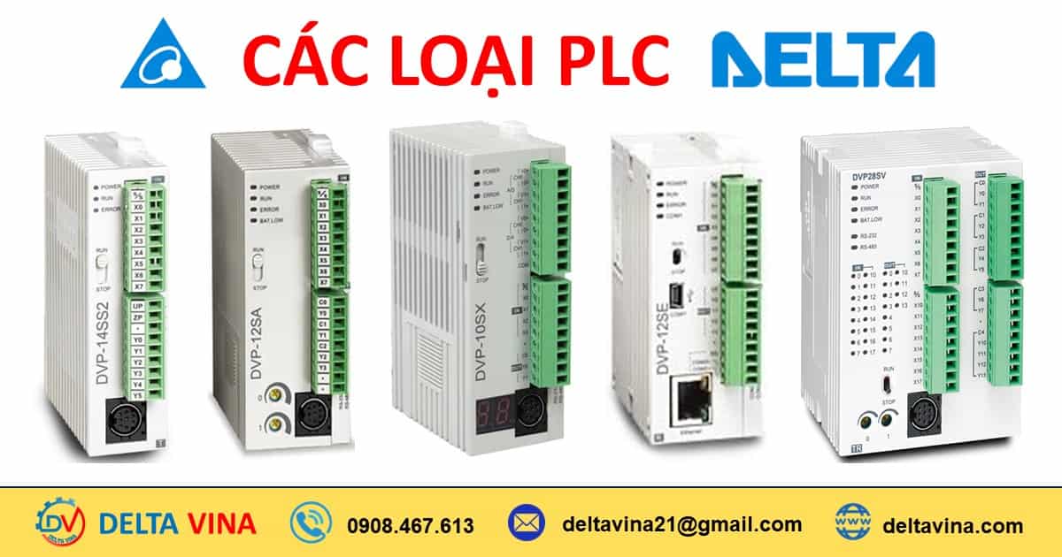 Các loại PLC Delta P1 - DeltaVina